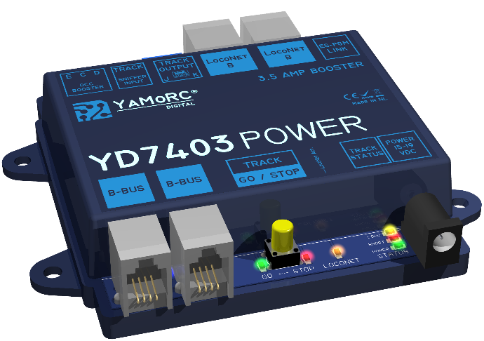 YaMoRC YD7403 The power-house of the YD7x family | Rail Modélisme Alsace
